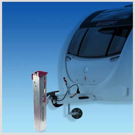 Hitchpost UK Caravan Coupling Lock - ALKO Euro Coupling - includes Pad